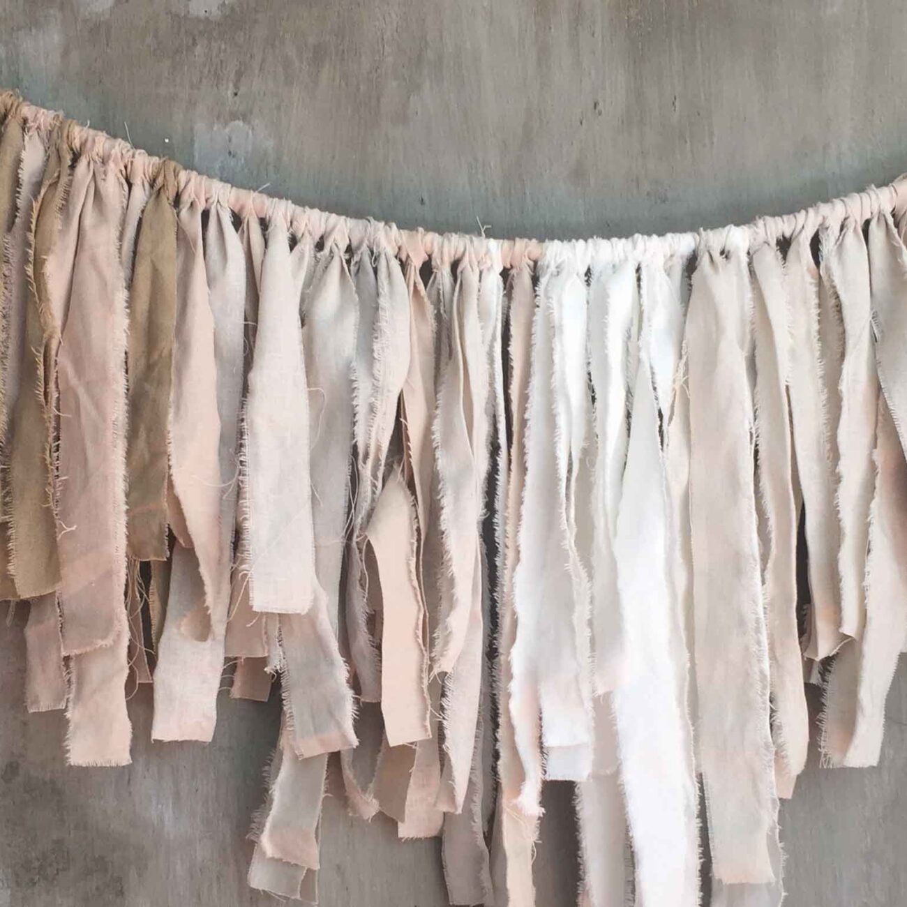 DIY Fabric Garland (+ Confessions of a Fabric Hoarder) - Very Ngon ...